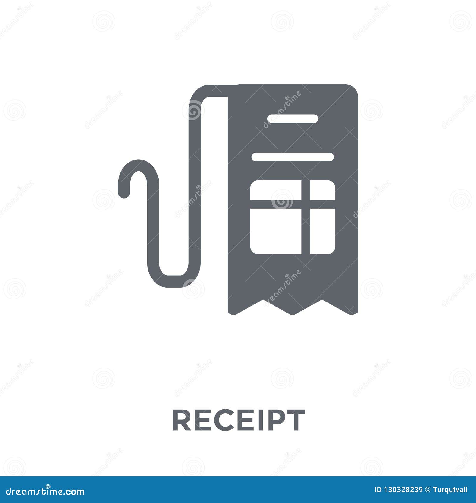 Receipt Icon from Collection. Stock Vector - Illustration of payment ...