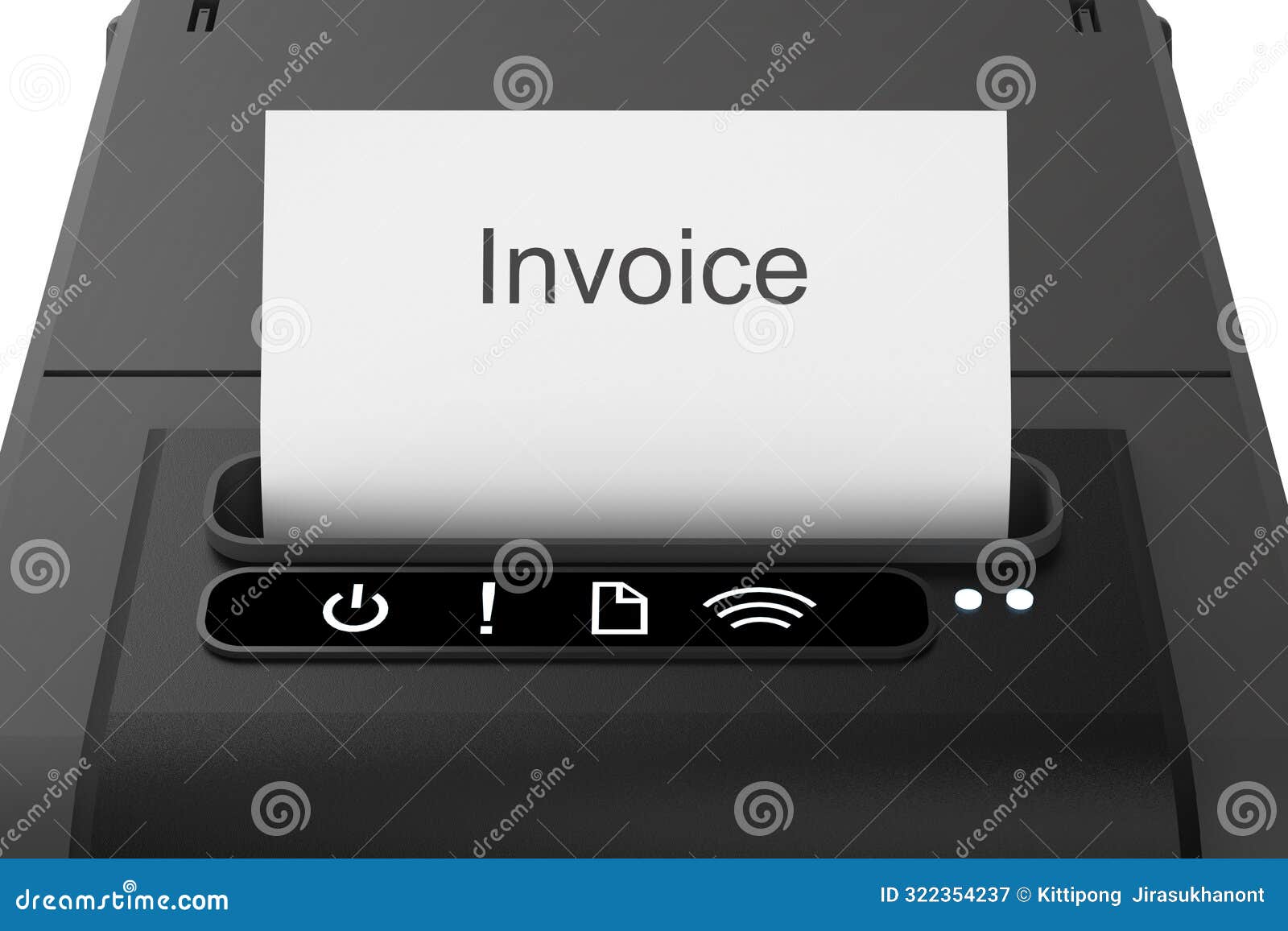 Receipt Printer or Thermal Printer with Invoice Printing Stock ...