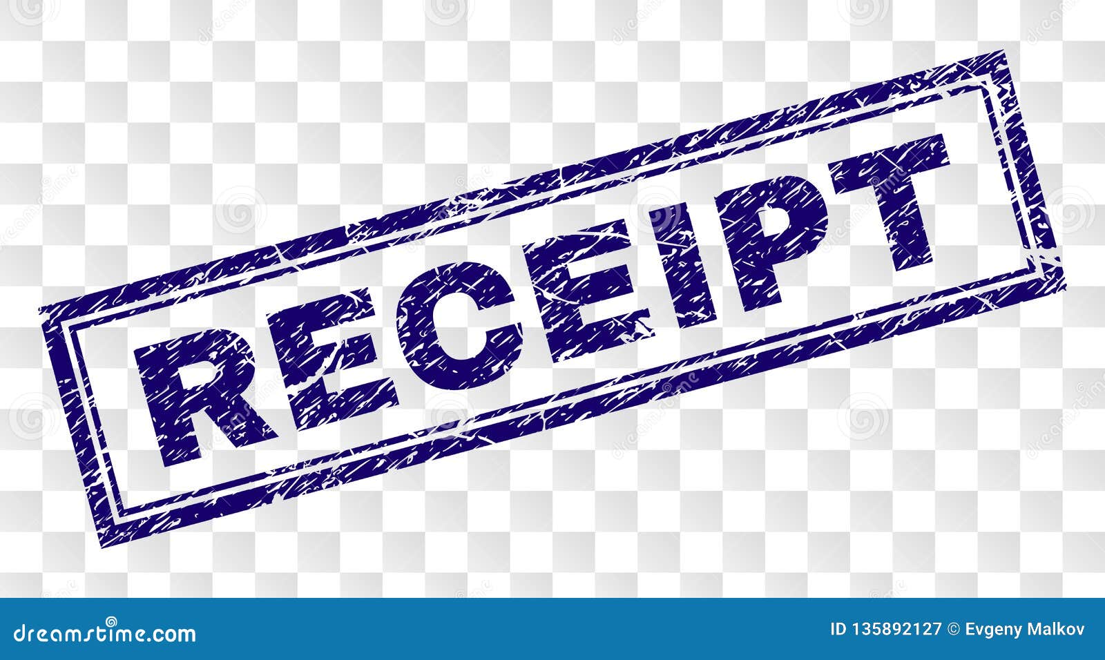 Grunge RECEIPT Rectangle Stamp Stock Vector - Illustration of receipt ...