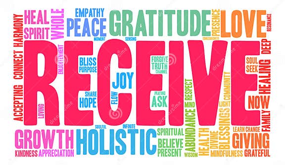 Receive Word Cloud stock illustration. Illustration of abundance - 98250166