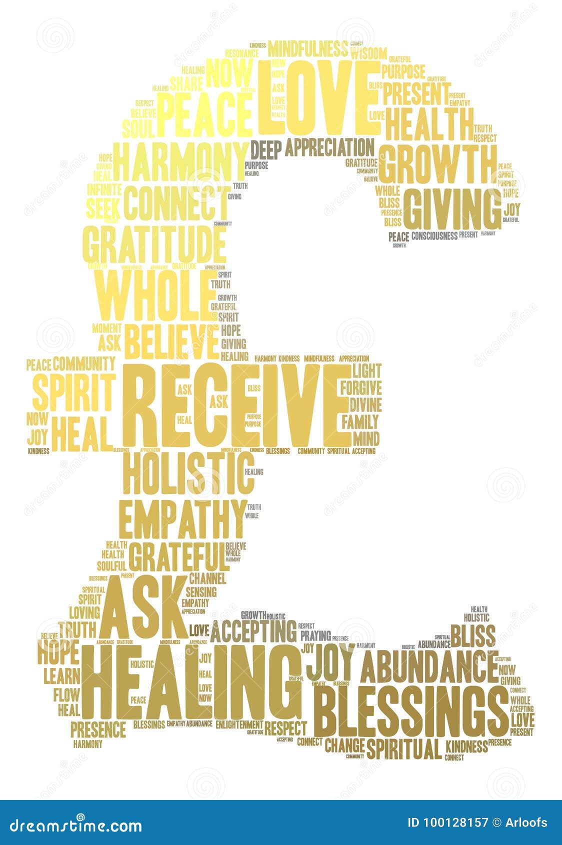 Receive Word Cloud stock vector. Illustration of appreciation - 100128157