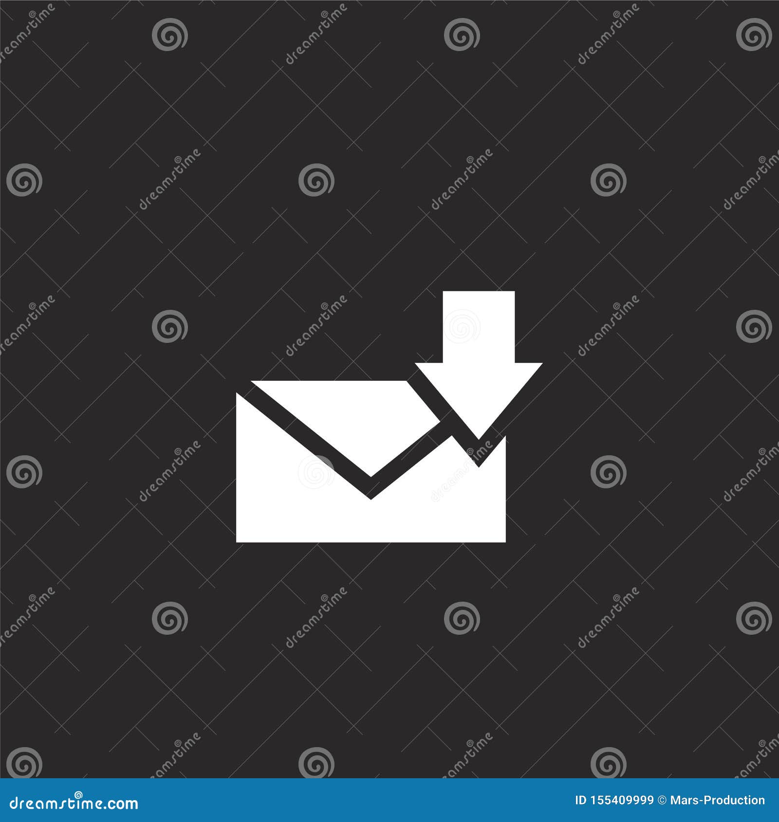 Received Icon. Filled Received Icon for Website Design and Mobile, App ...