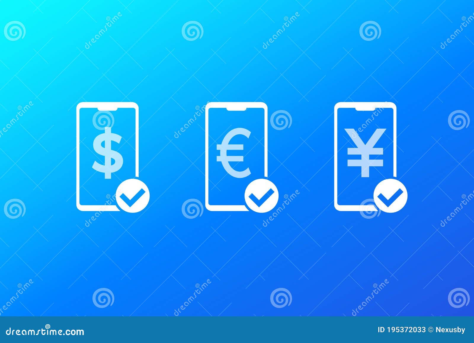 Received Payments, Money Icons, Vector Stock Illustration ...
