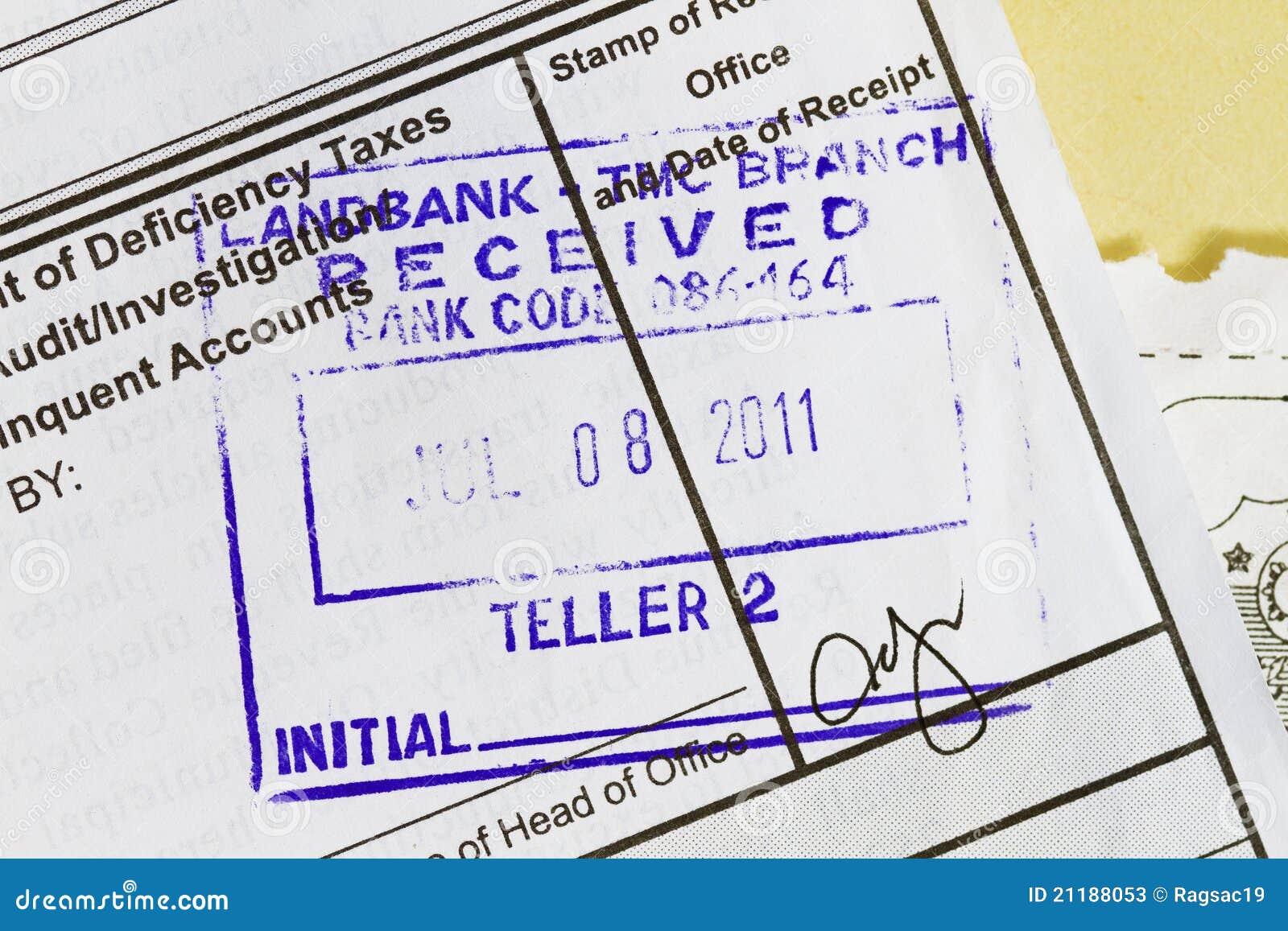 Received stamp stock image. Image of stamping, clipart - 21188053