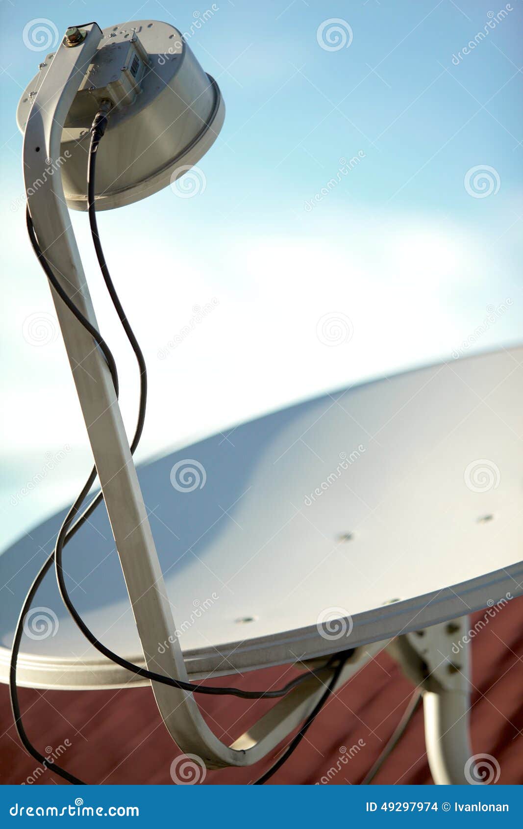 Receiver Antenna stock photo. Image of electrical, dish - 49297974