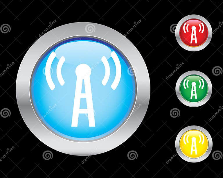 Receiver icons stock vector. Illustration of icon, metal - 3815524