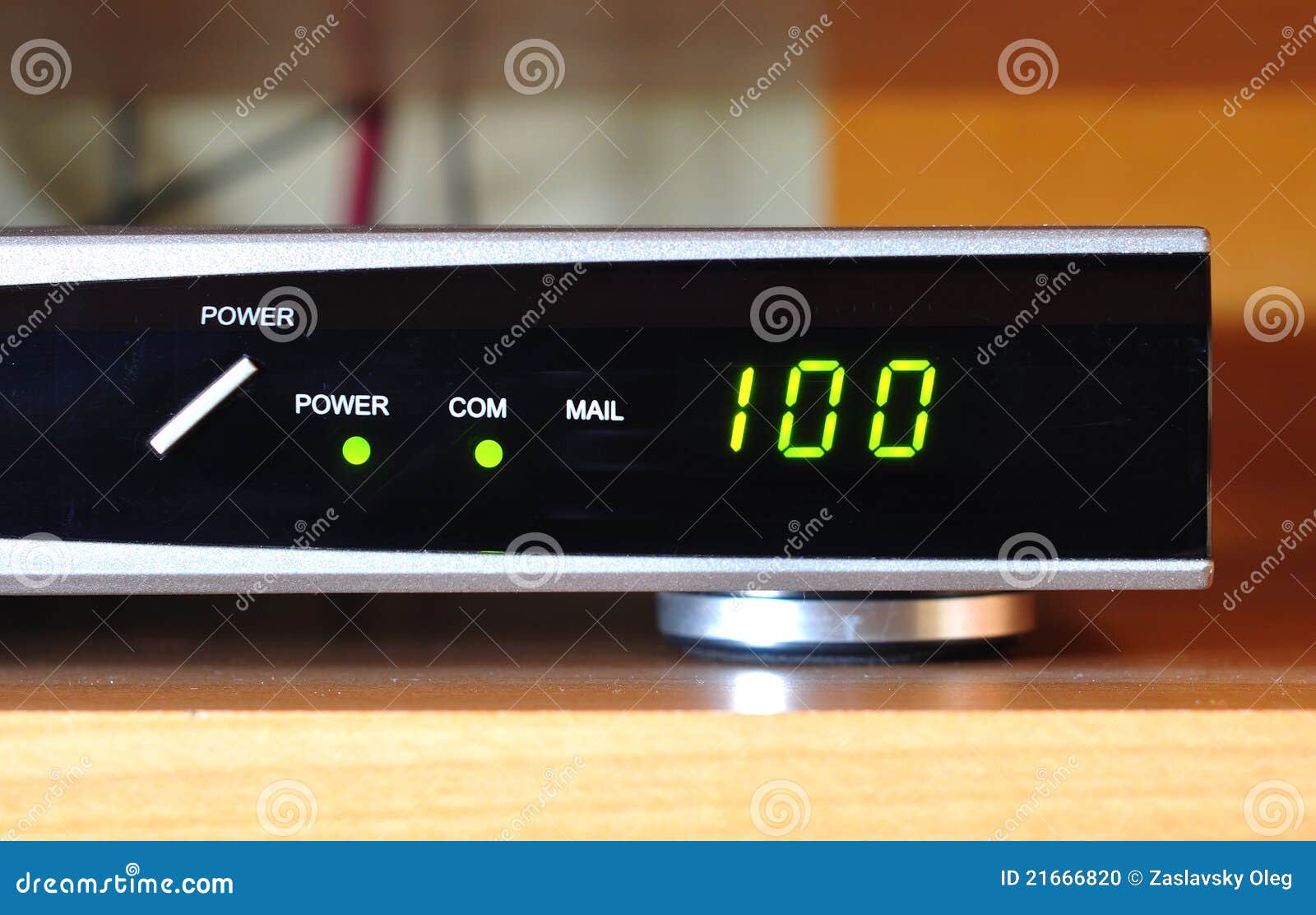 Receiver screen. stock photo. Image of technology, screen - 21666820