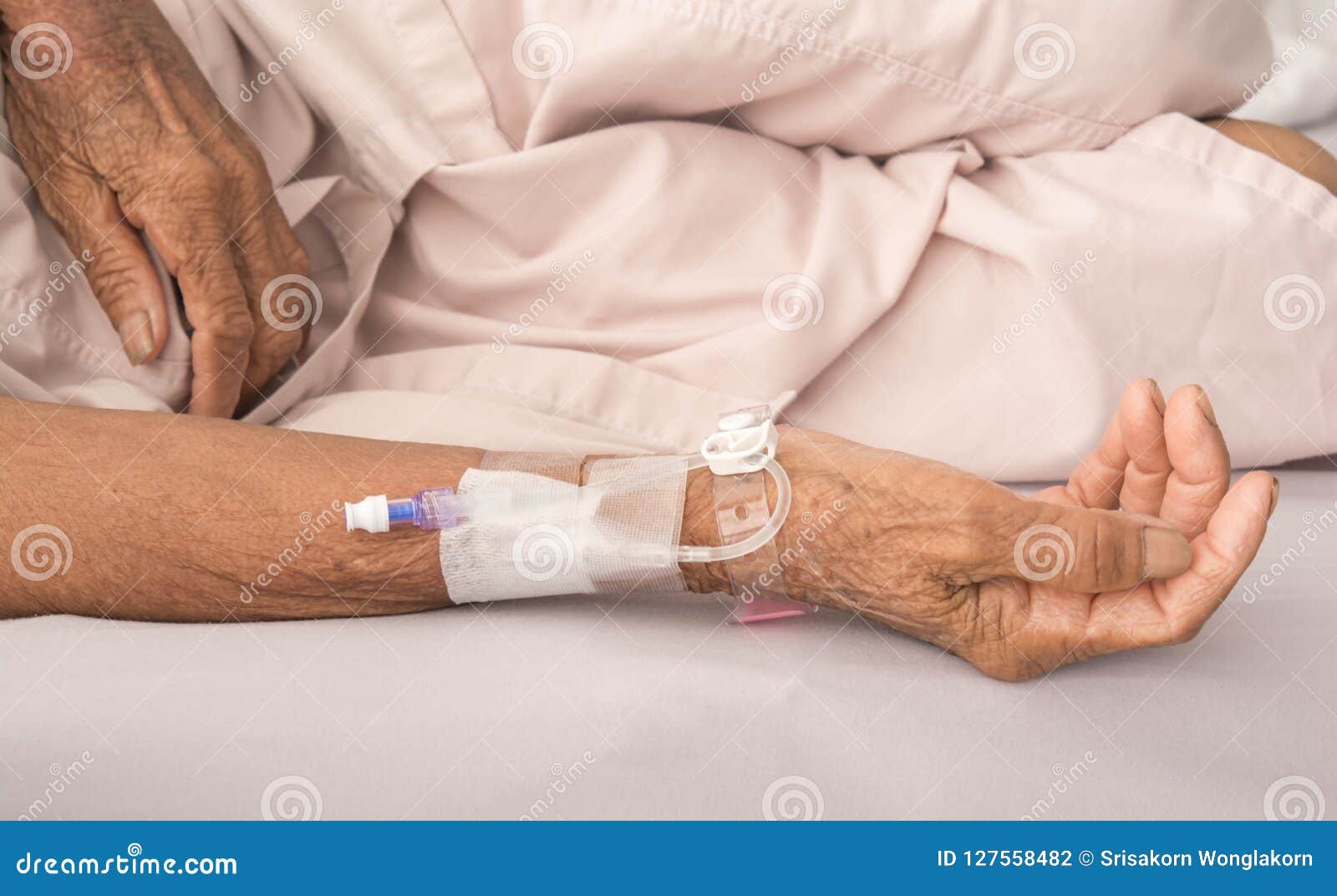 Receiving Blood in Patients Stock Photo - Image of injection, health ...
