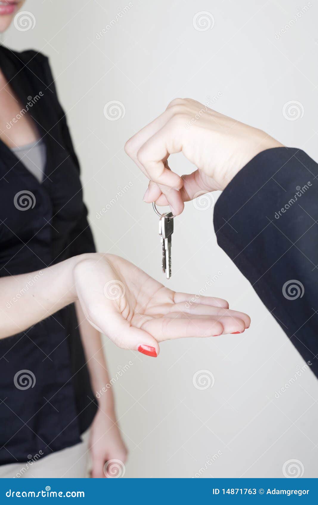 Receiving keys stock image. Image of human, concept, loan - 14871763