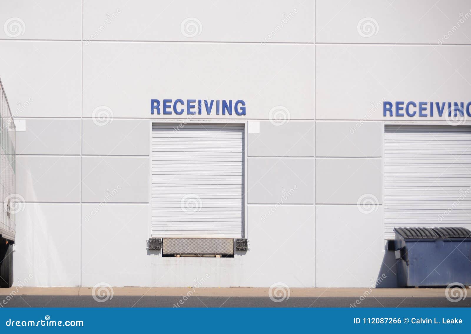 Receiving Bays at Distribution Center Stock Photo - Image of junkmail ...