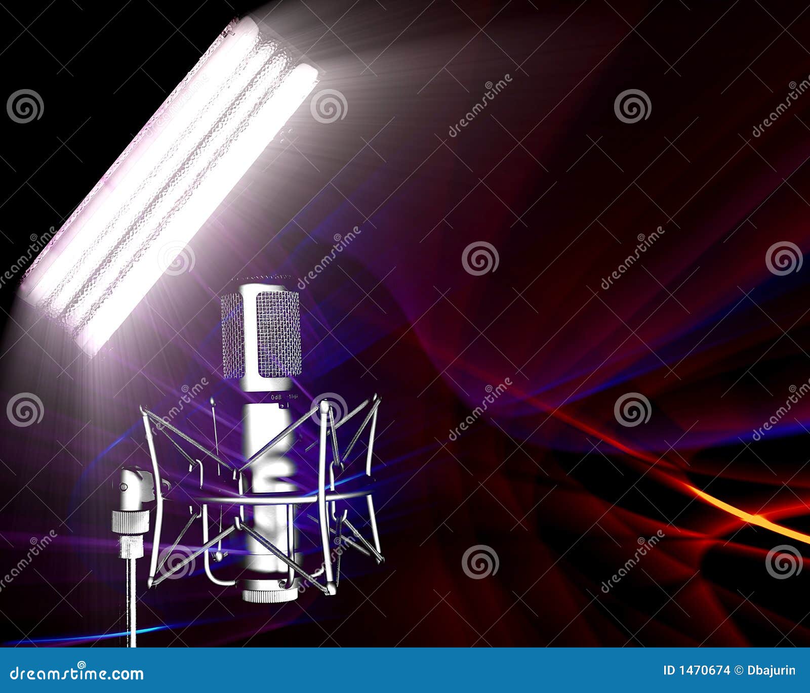 Receiving Sound Waves in the S Stock Illustration - Illustration of ...