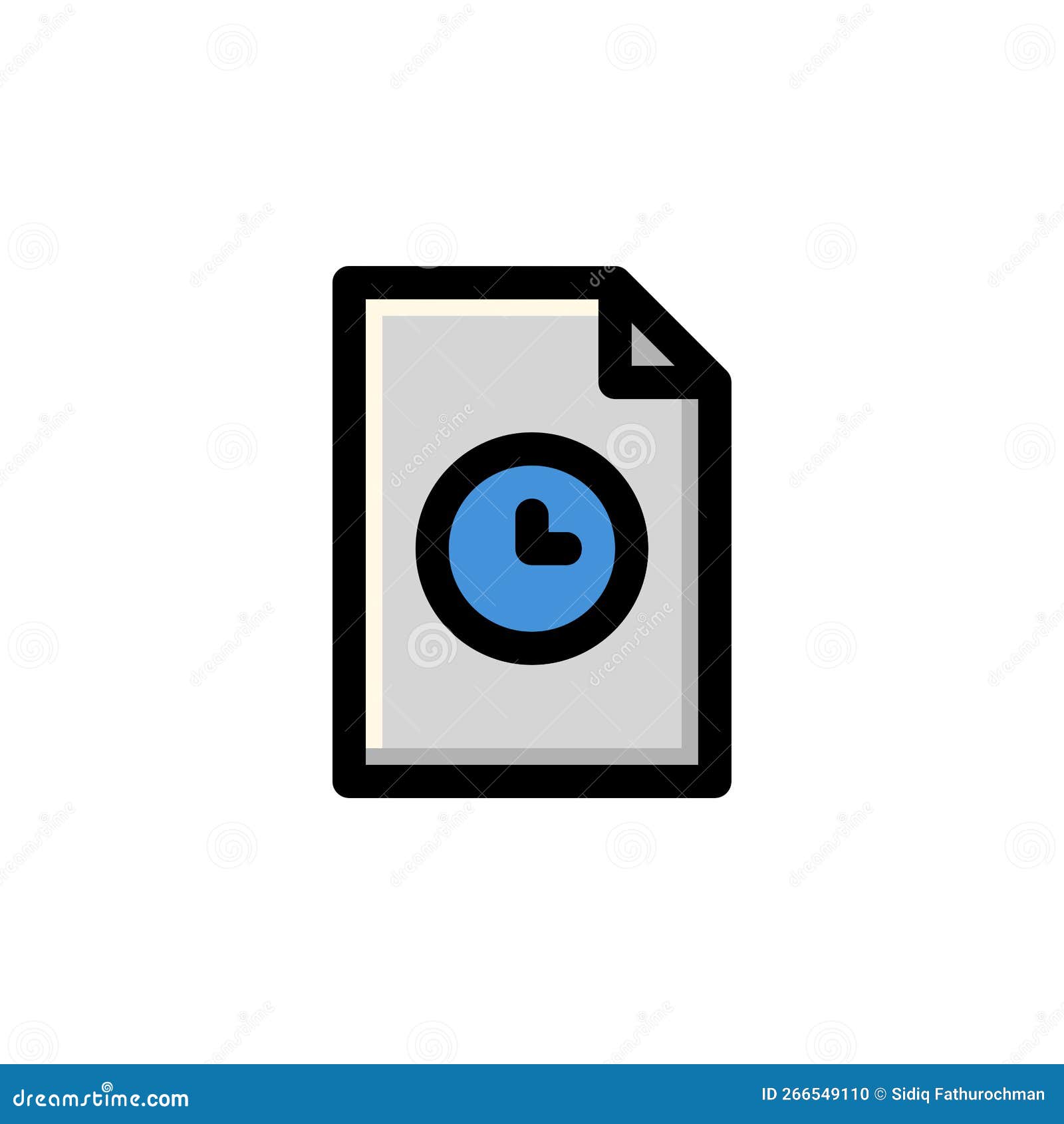Recent Files Icon stock vector. Illustration of activity - 266549110