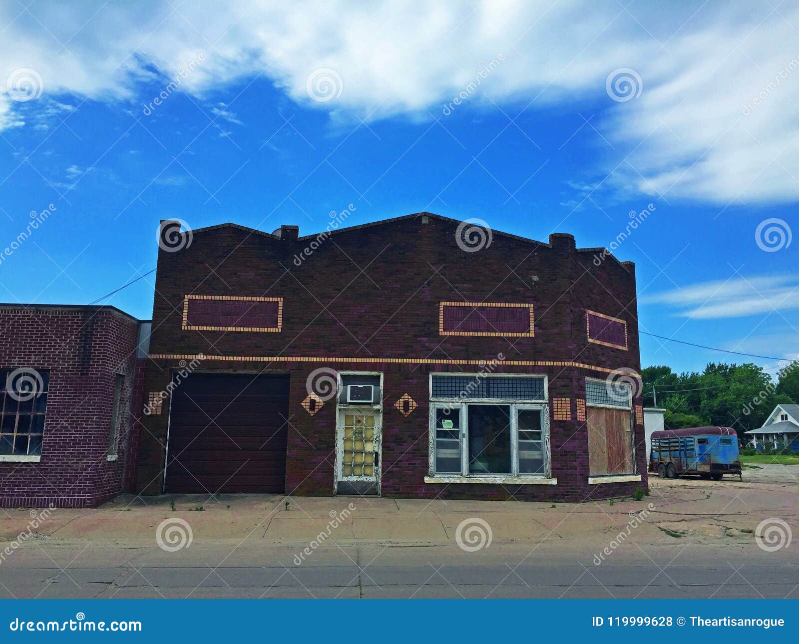 Recently Closed Older Factory 02 Stock Photo - Image of midwestern ...