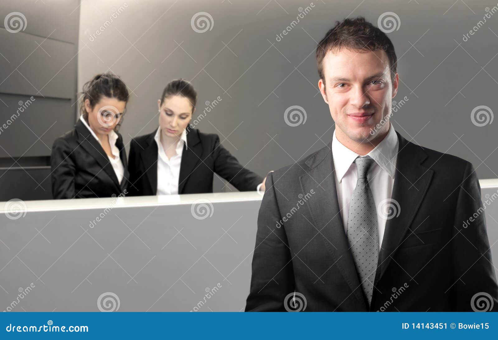 Recepción imagen de archivo. Imagen de oficina, individuo - 14143451