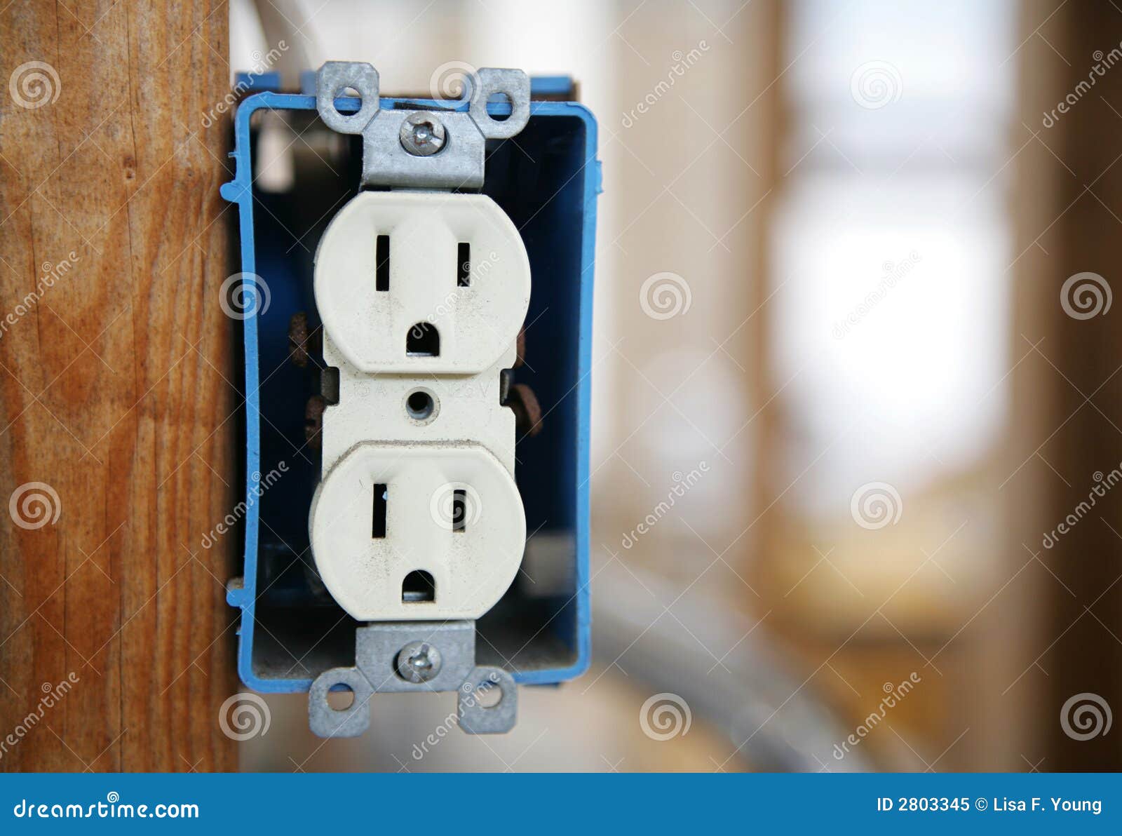 Receptáculo eléctrico imagen de archivo. Imagen de casero - 2803345