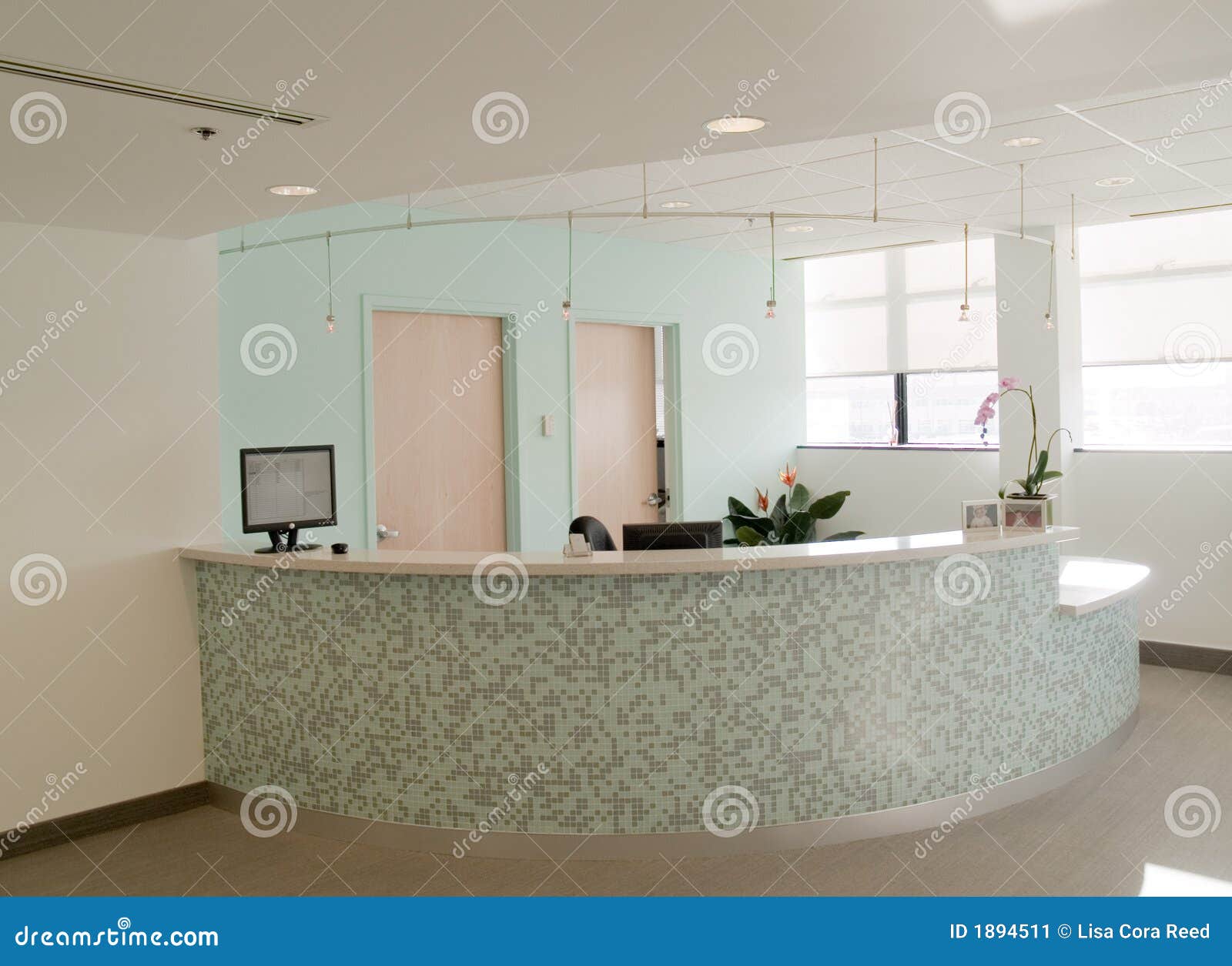 Reception stock image. Image of consulting, doors, tile - 1894511