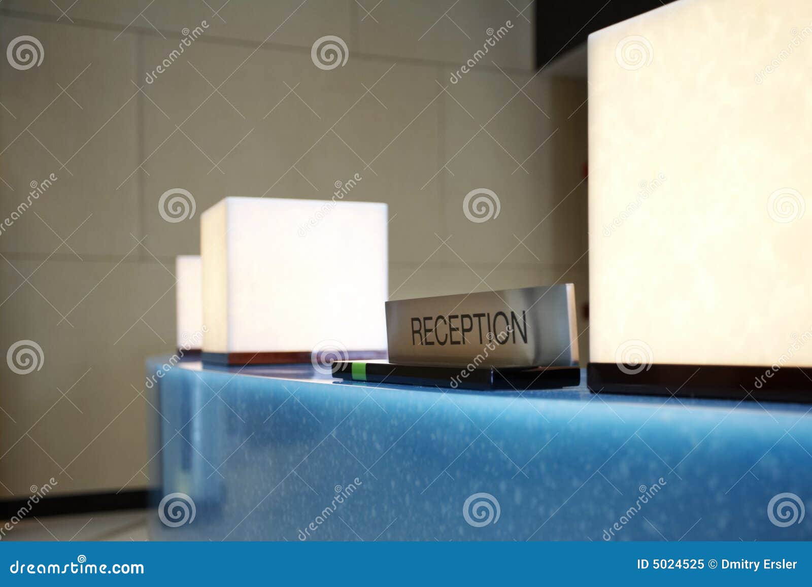 Reception stock image. Image of check, blue, vacation - 5024525