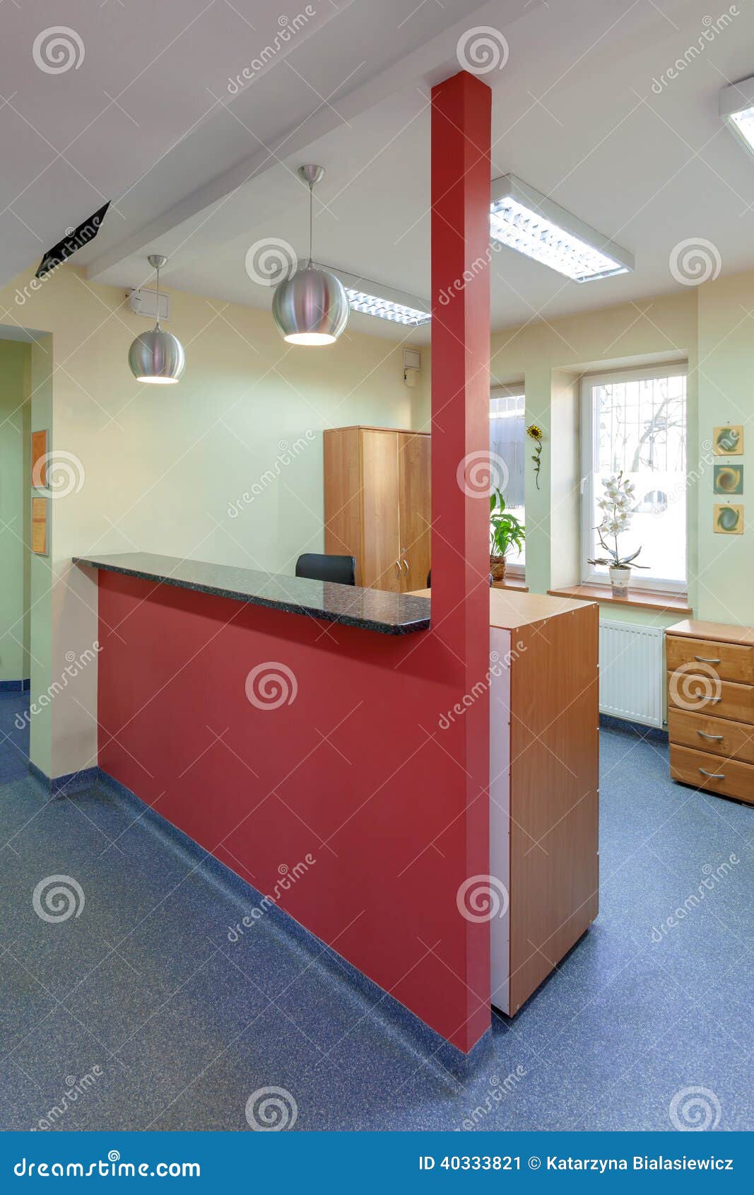 Reception area stock image. Image of care, check, clinic - 40333821