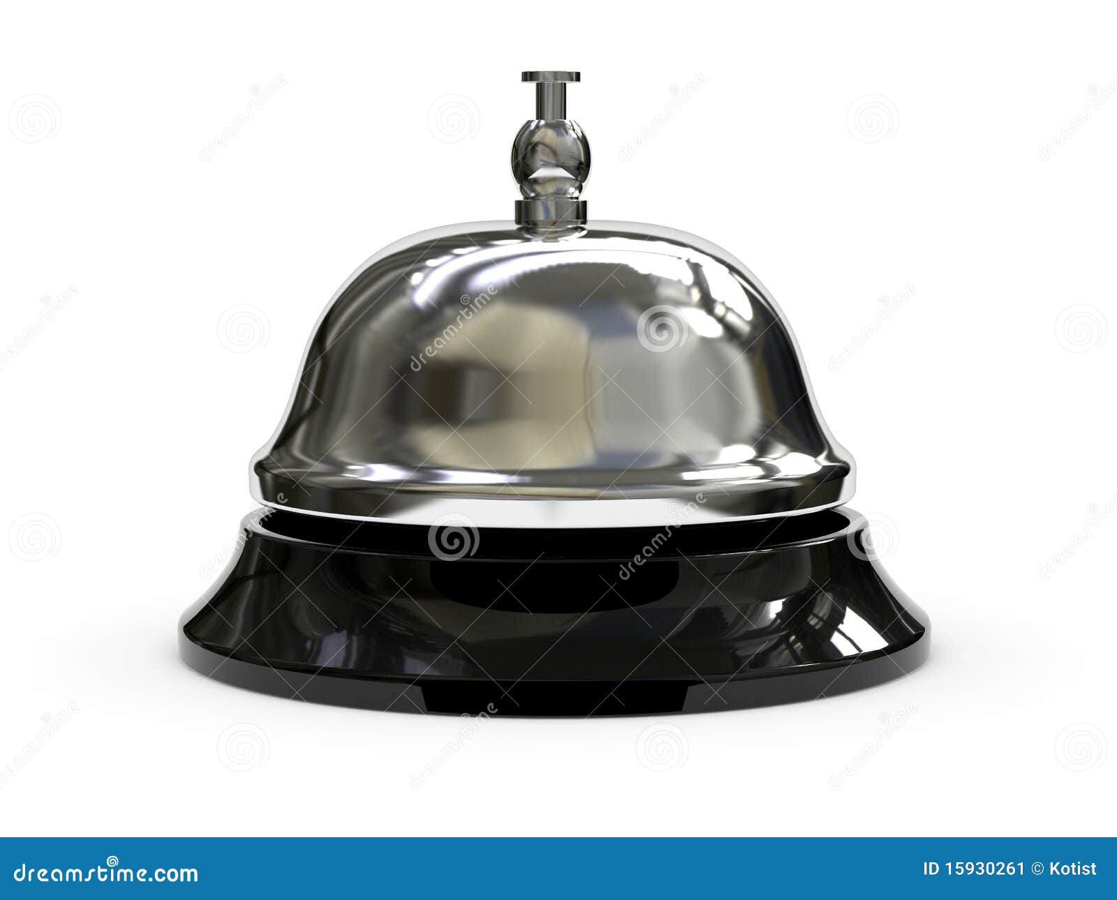 Reception bell stock illustration. Illustration of metal - 15930261
