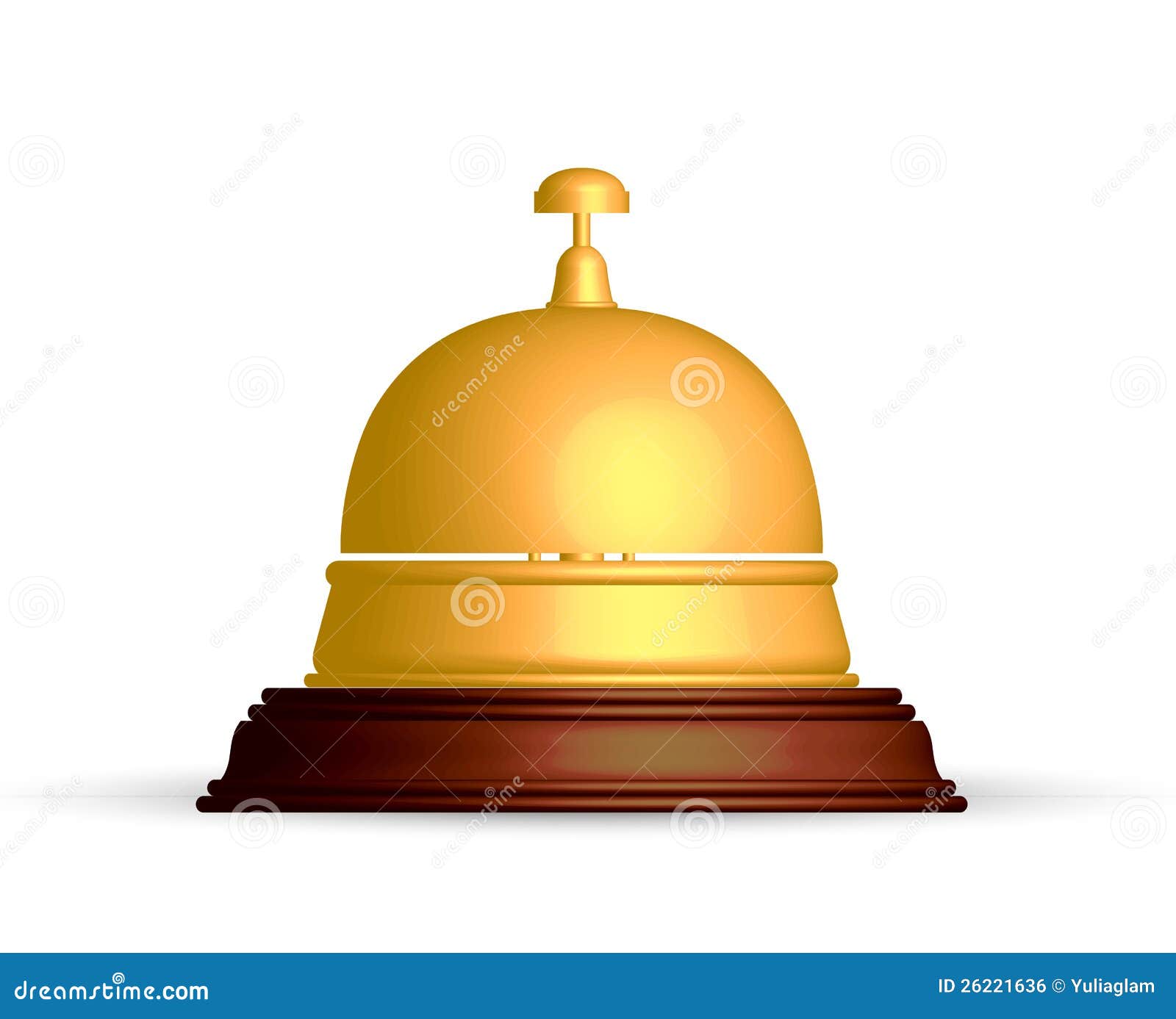 Reception bell stock vector. Illustration of hall, icon - 26221636