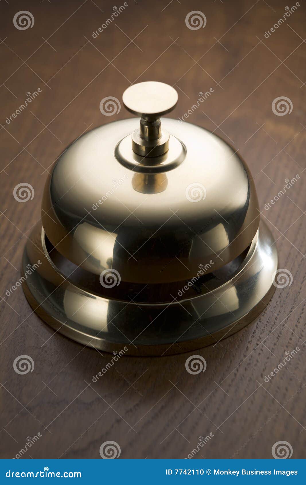 Reception Bell stock photo. Image of metal, studio, idea - 7742110