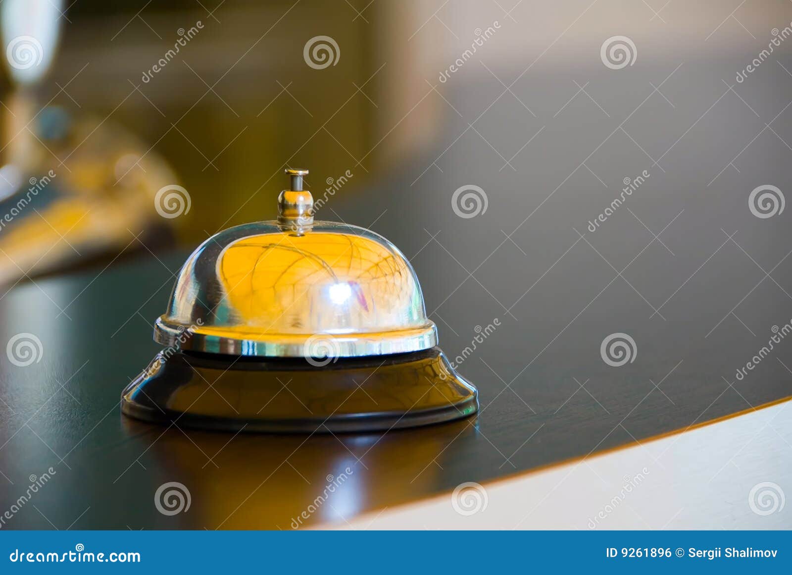Reception bell stock photo. Image of horizontal, sound - 9261896