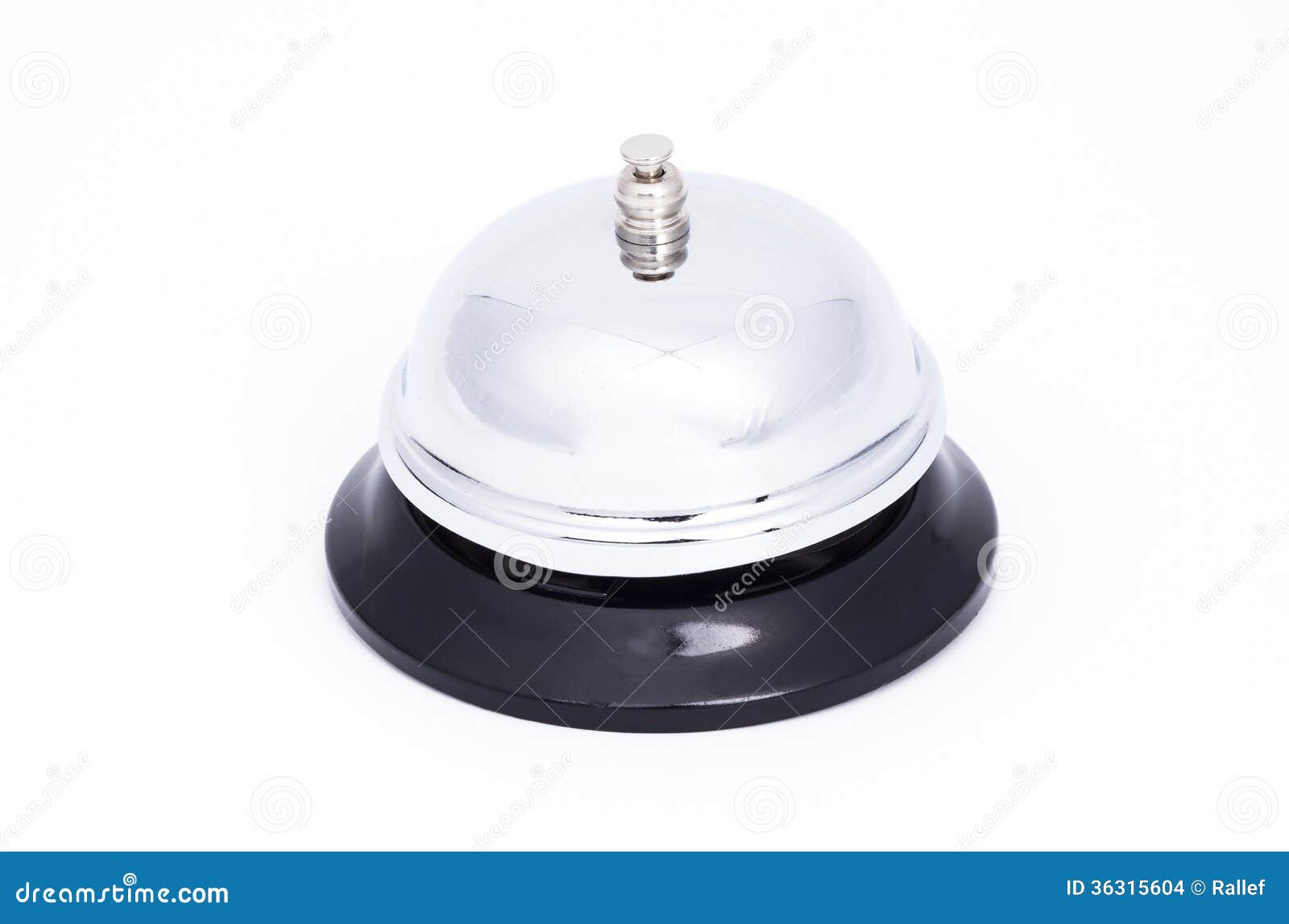 Reception bell stock photo. Image of isolated, bell, reservation - 36315604