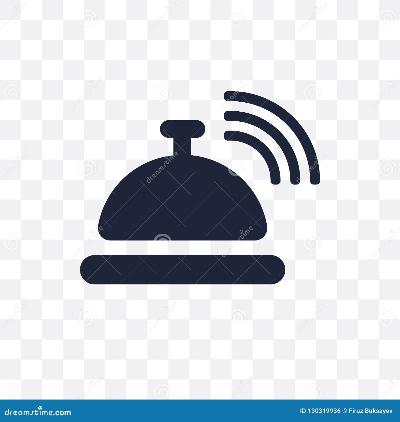 Reception Bell Transparent Icon. Reception Bell Symbol Design Fr Stock ...