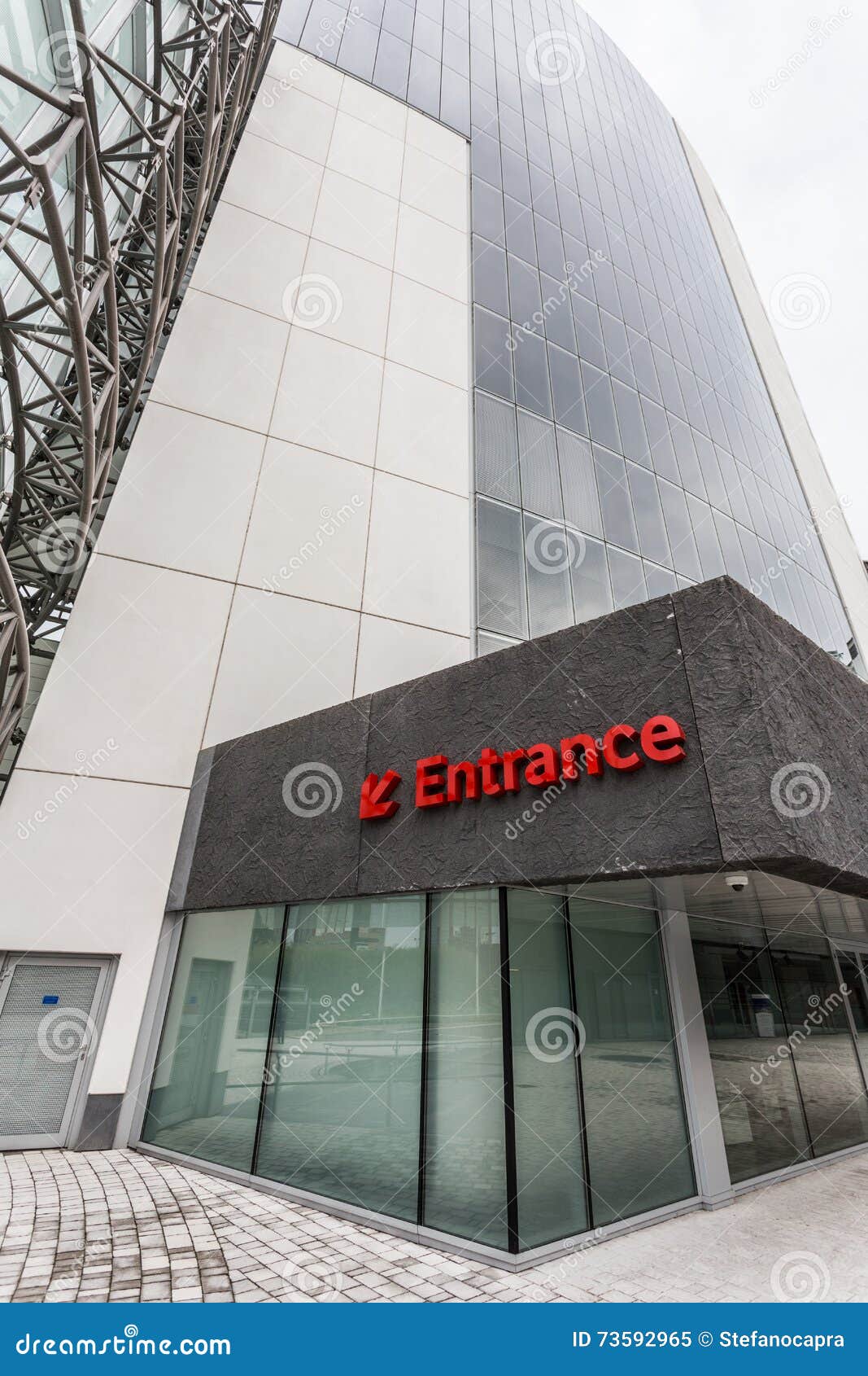 Reception Building Entrance Stock Image - Image of center, public: 73592965
