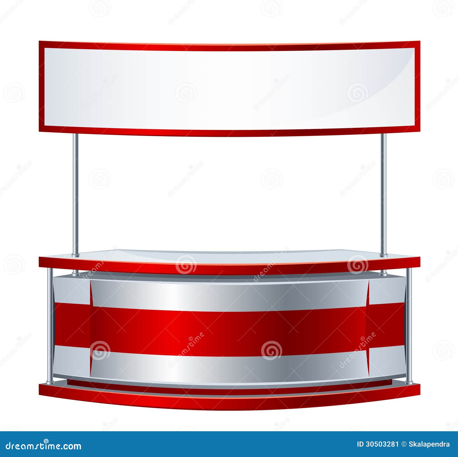 Reception Counter In Hotel Lobby Cartoon Vector | CartoonDealer.com ...