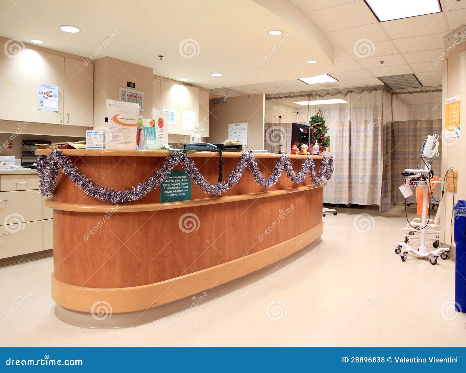 Reception Desk editorial stock photo. Image of desk, triage - 28896838