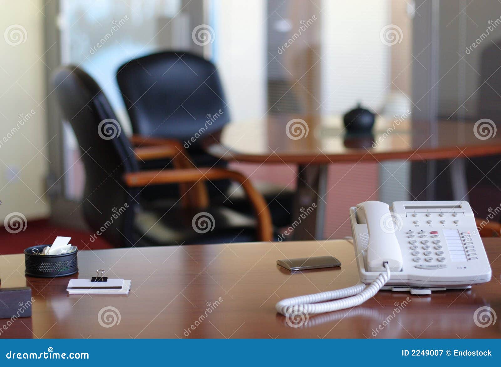 Reception Desk Area stock image. Image of confer, card - 2249007