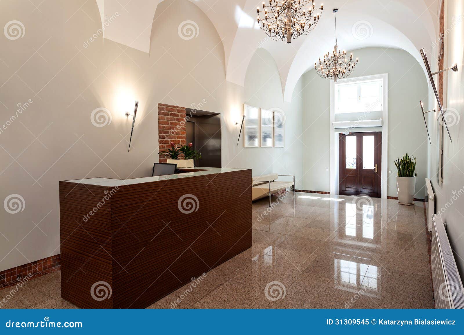 Reception stock image. Image of desk, business, museum - 31309545