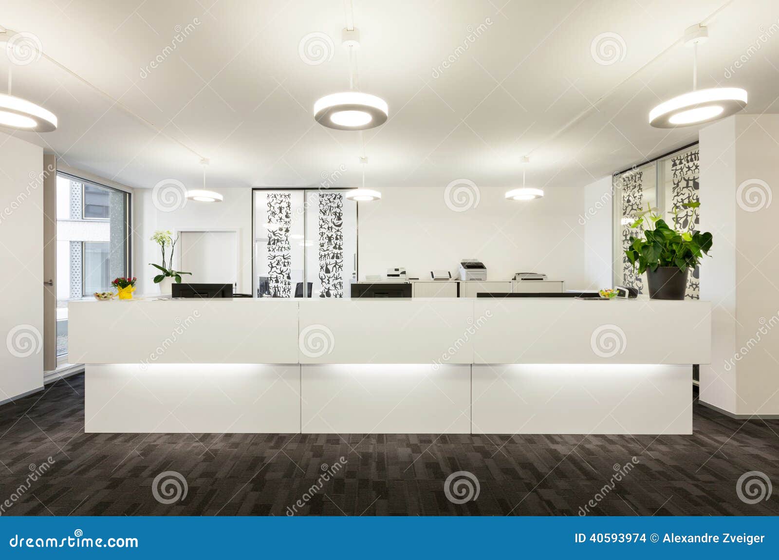 Reception stock photo. Image of modern, corporate, design - 40593974