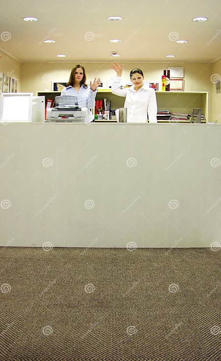 Reception girls - goodbye stock image. Image of people, nice - 86973