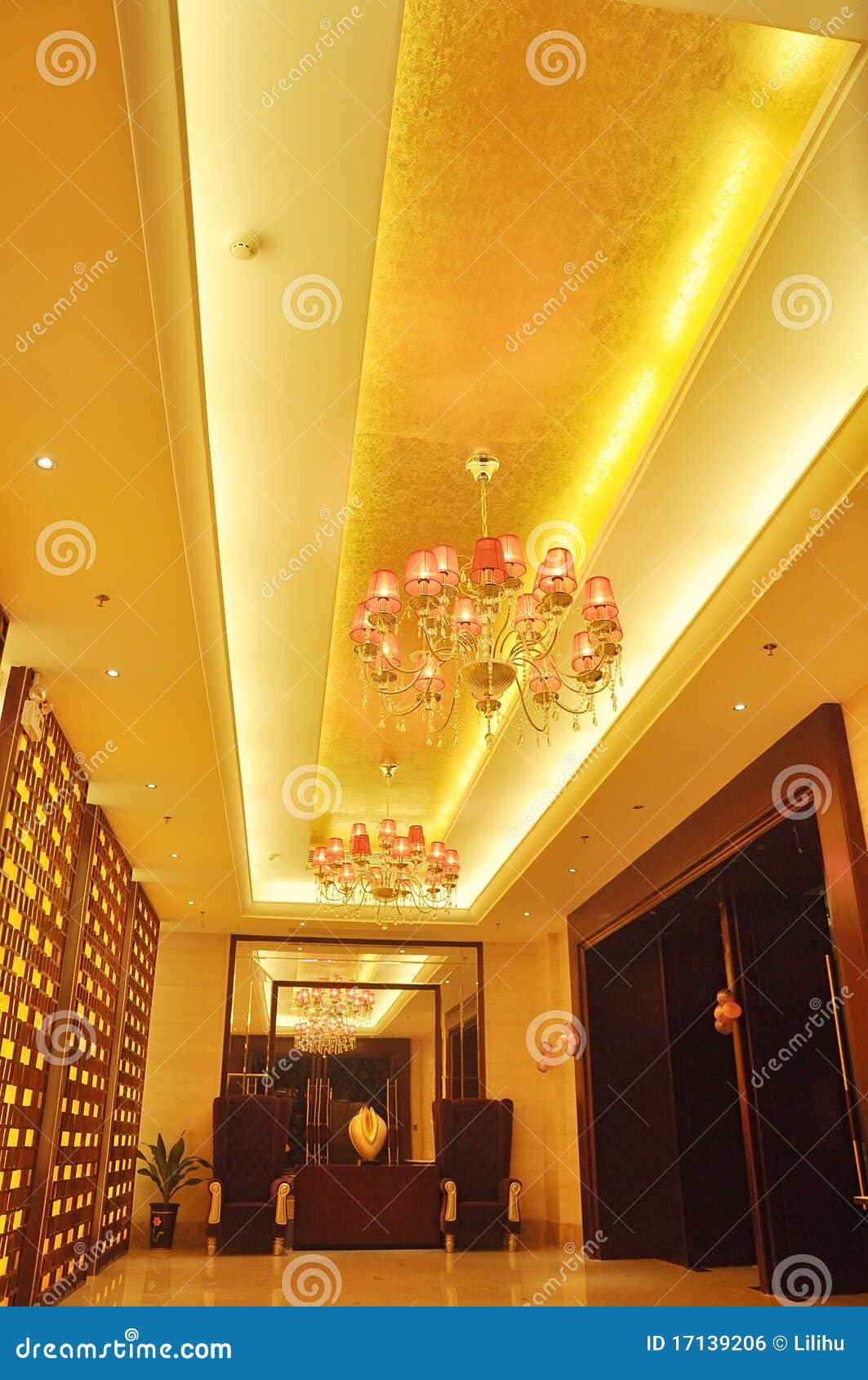 Reception hall stock photo. Image of backgrounds, door - 17139206