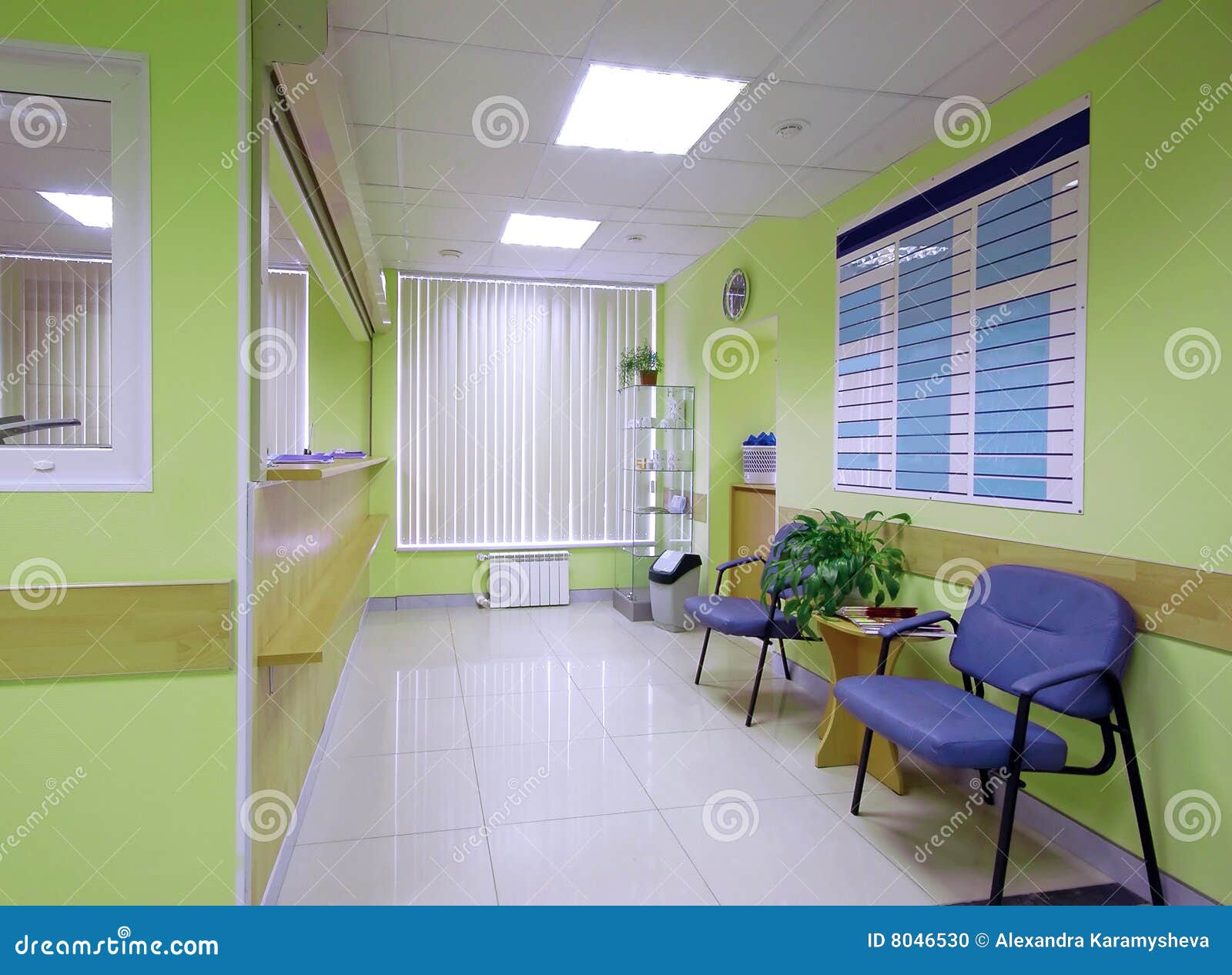 Reception in hospital stock photo. Image of reception - 8046530