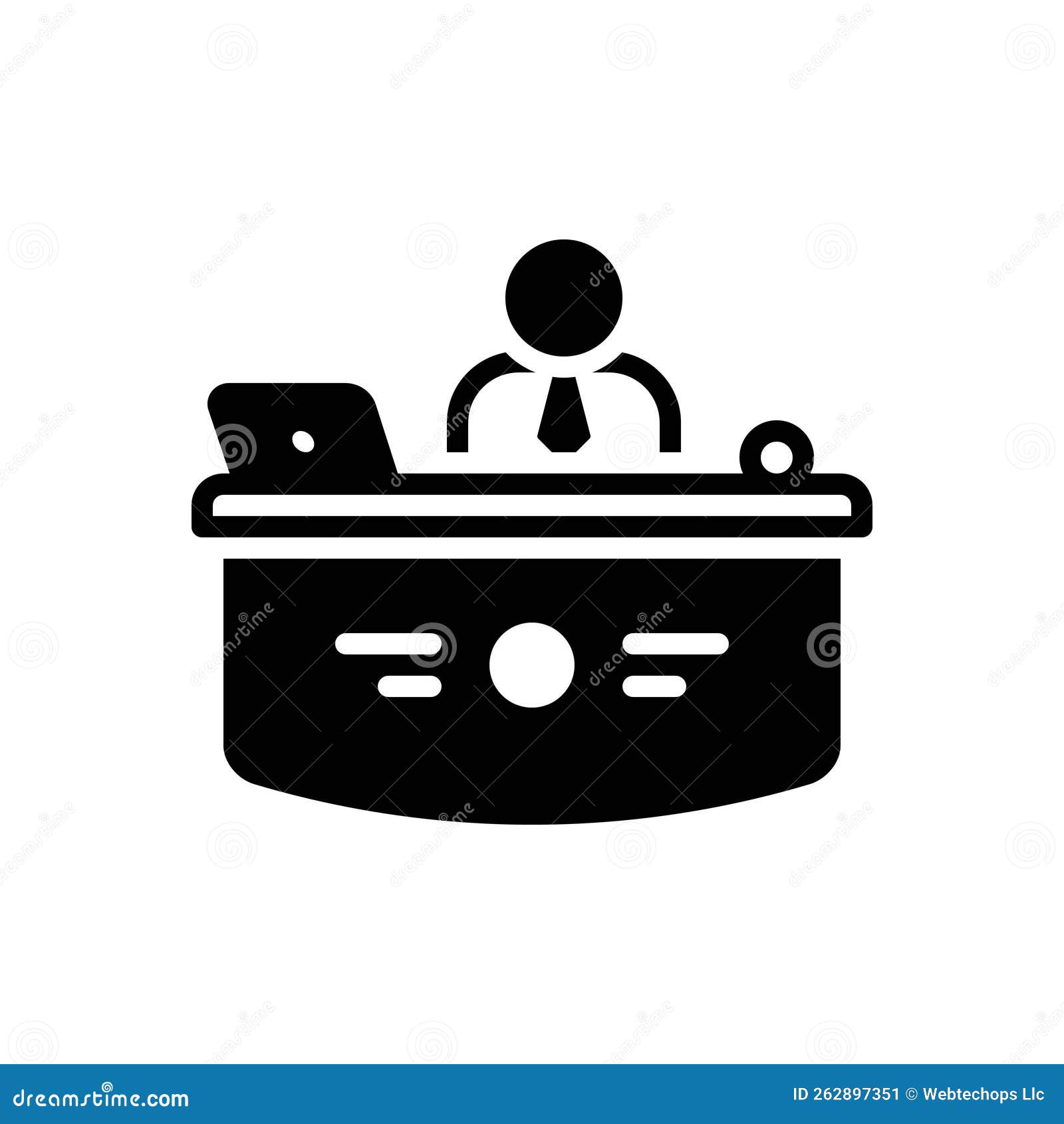 Black Solid Icon for Reception, Acclamation and Welcome Stock Vector ...