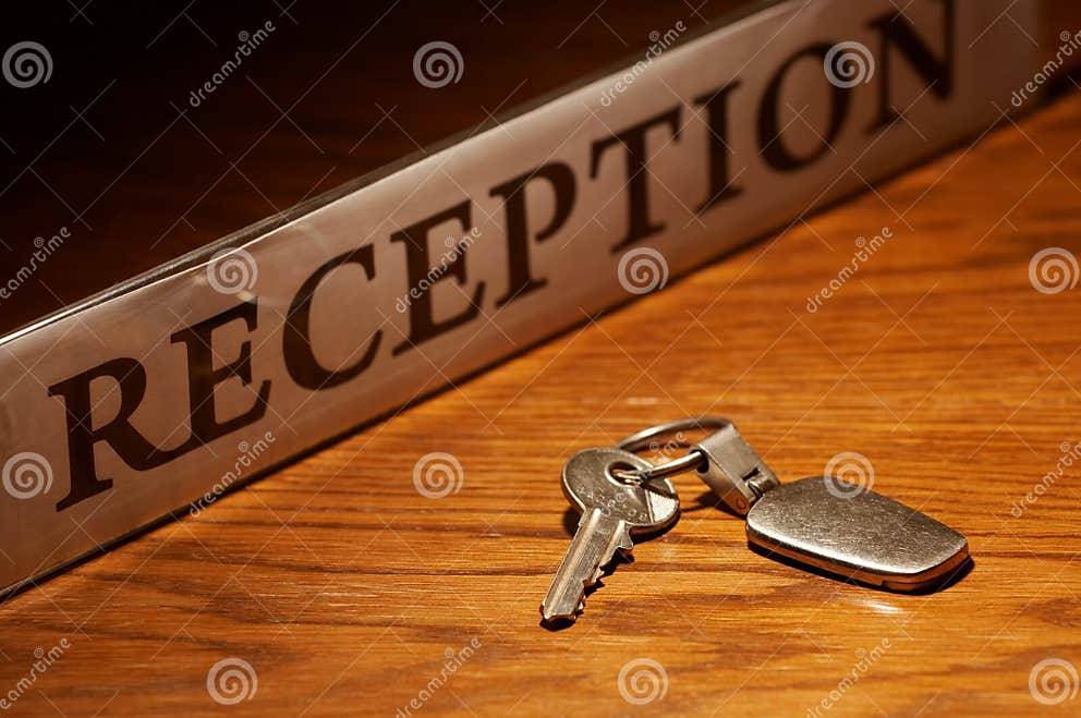 Reception & key stock photo. Image of register, hospitality - 3316502