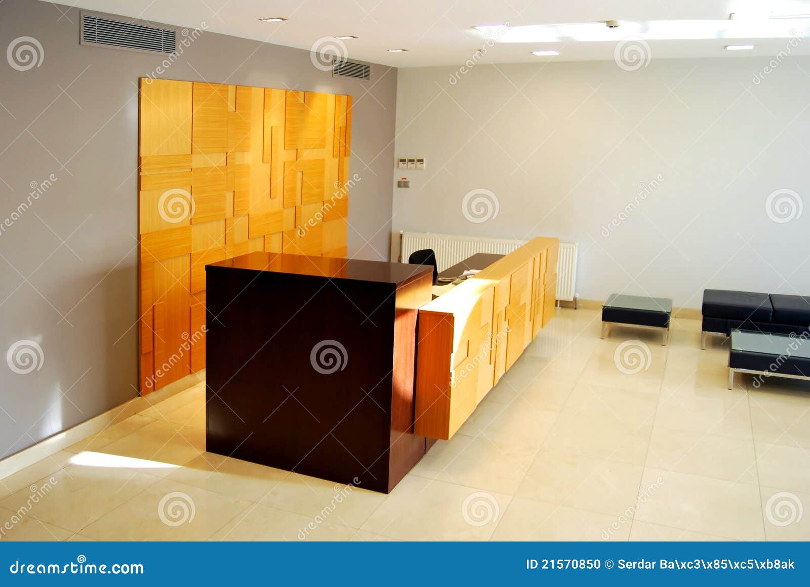 Reception and lobby stock photo. Image of decoration - 21570850