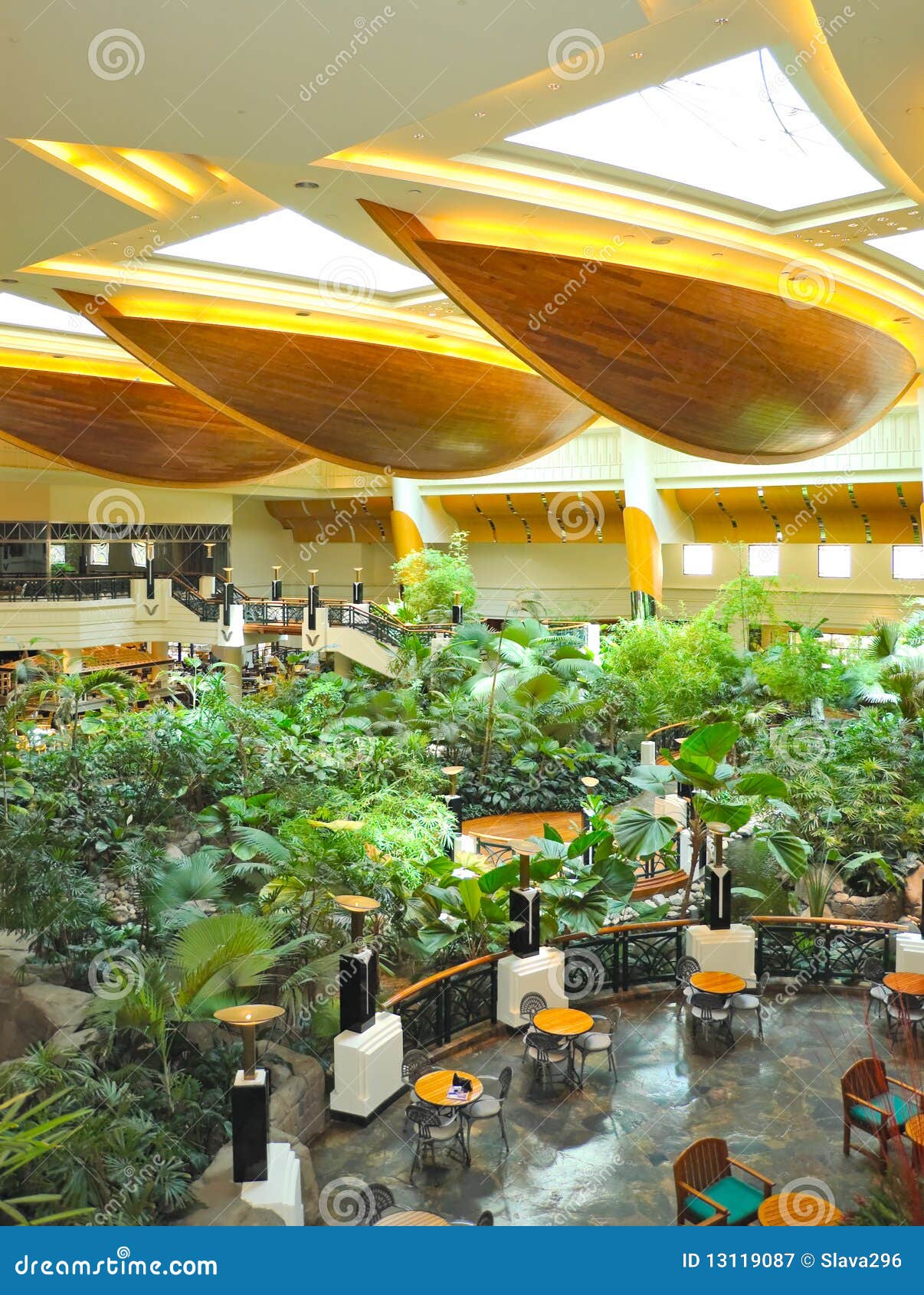 Reception Lobby Area in Luxury Hotel Stock Image - Image of holiday ...