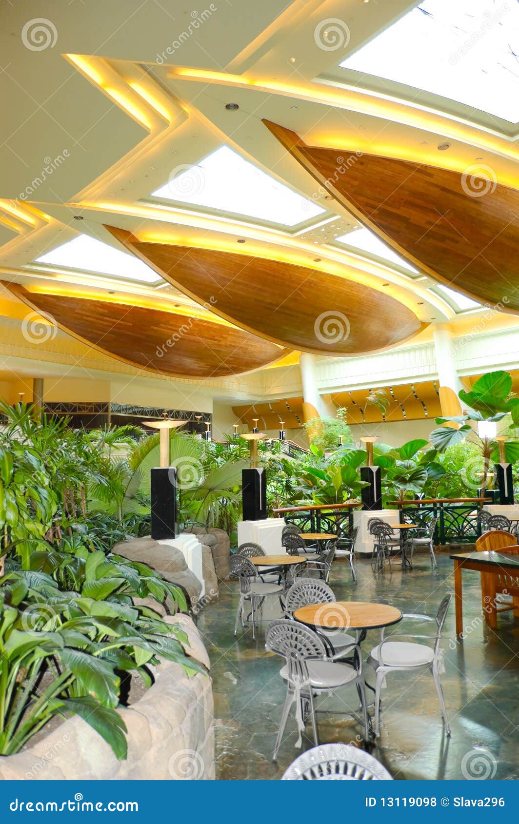 Reception Lobby Area in Luxury Hotel Stock Photo - Image of lighting ...