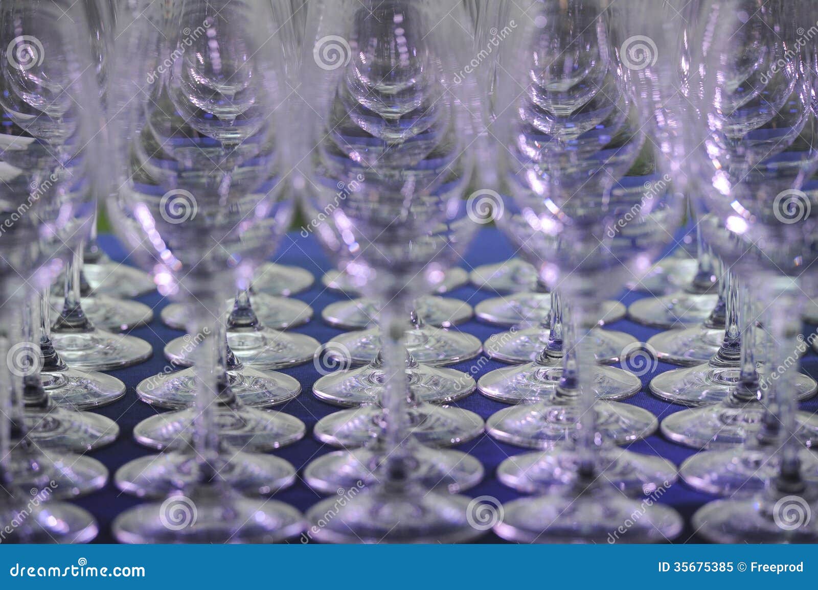 Reception - Presentation - Glasses - Service Stock Image - Image of ...