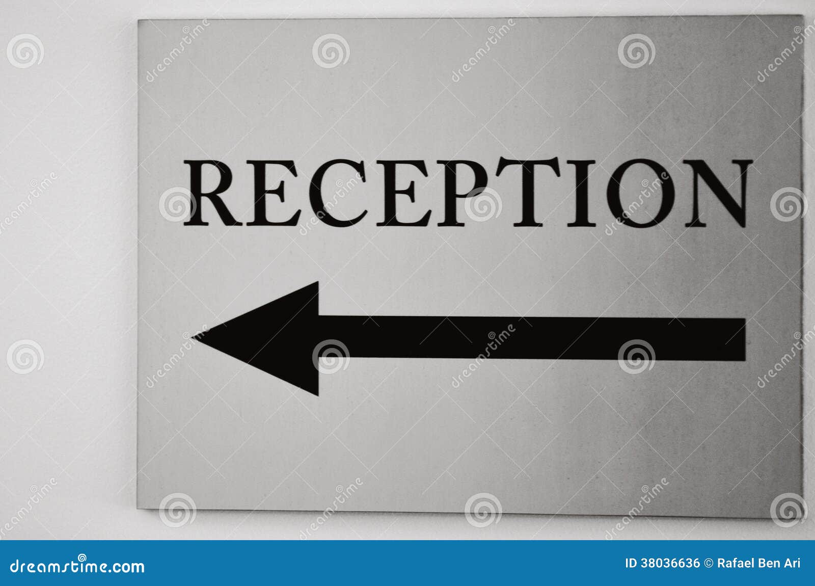 Reception sign stock photo. Image of reception, journey - 38036636