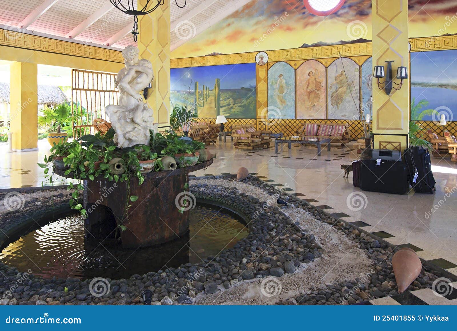 Reception in Sol Cayo Largo Stock Image - Image of cayo, hotel: 25401855
