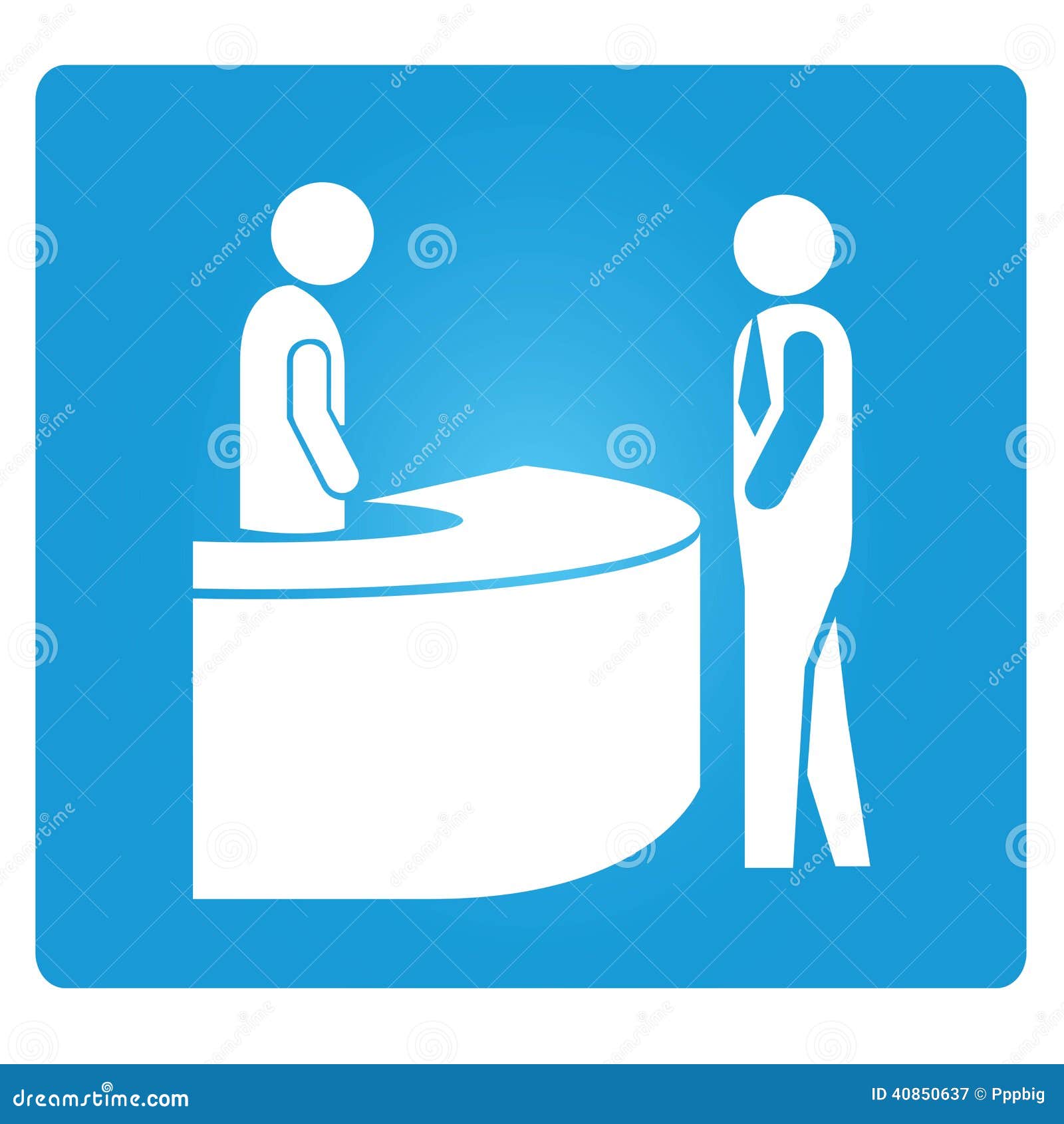 Reception stock illustration. Illustration of black, icon - 40850637