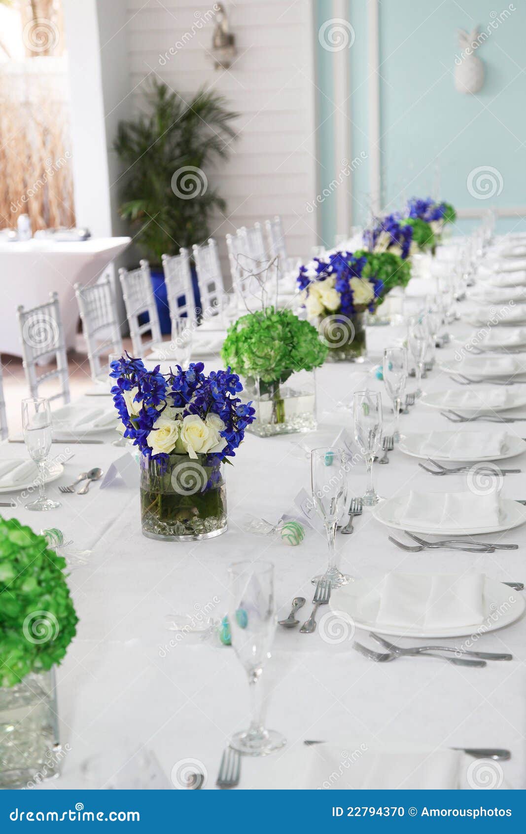 Reception table stock photo. Image of chairs, reception - 22794370