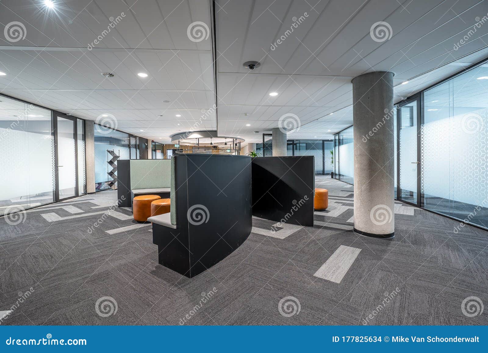 Reception and waiting area stock photo. Image of office - 177825634