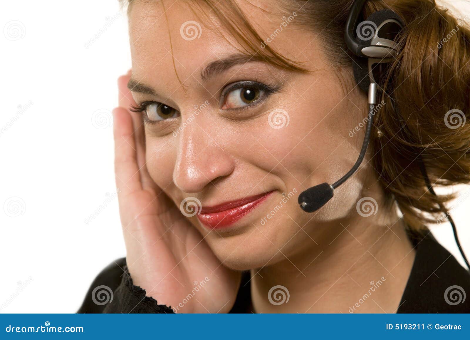 Receptionist stock image. Image of industry, center, attractive - 5193211
