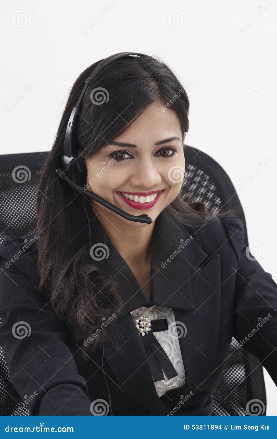 Receptionist stock photo. Image of assistant, beatiful - 53811894